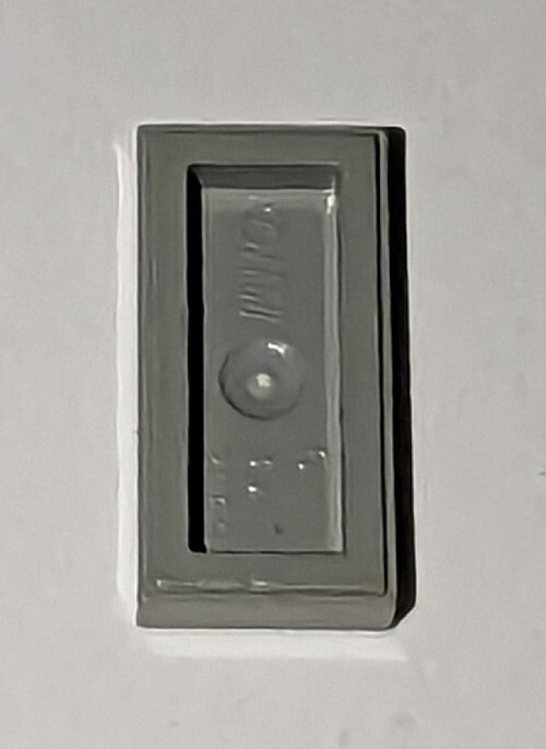 Lego Part 3069 Old Light Gray 1x2 Printed Tile Dynamite Pattern ...