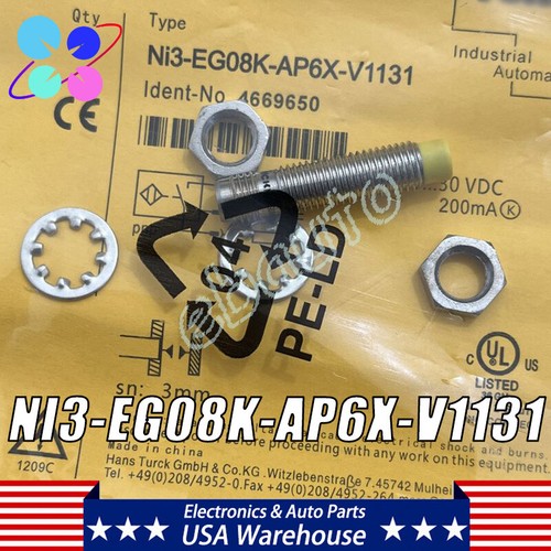 For TURCK NI3-EG08K-AP6X-V1131 No.4669650 Inductive Proximity Switch ...