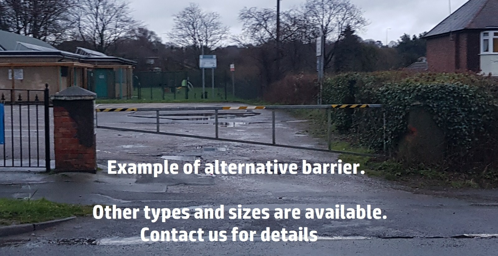 STEEL CAR PARK BARRIER SWING GATE (60) Various size/finish available ...