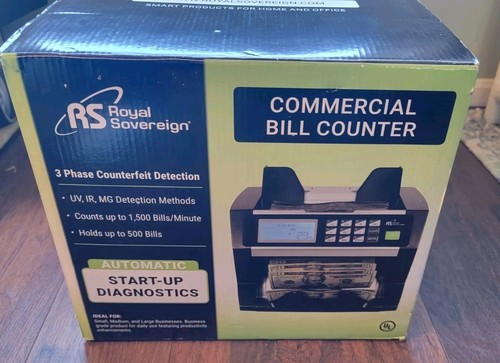 Royal Sovereign RBC-1515-ADBK High Speed Money Counting Machine ...
