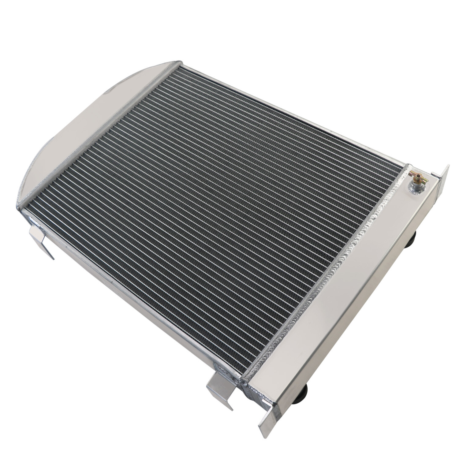 4 Row Core Aluminum Radiator For 1932 32 Ford Flathead Hot Rod Rat Rod ...
