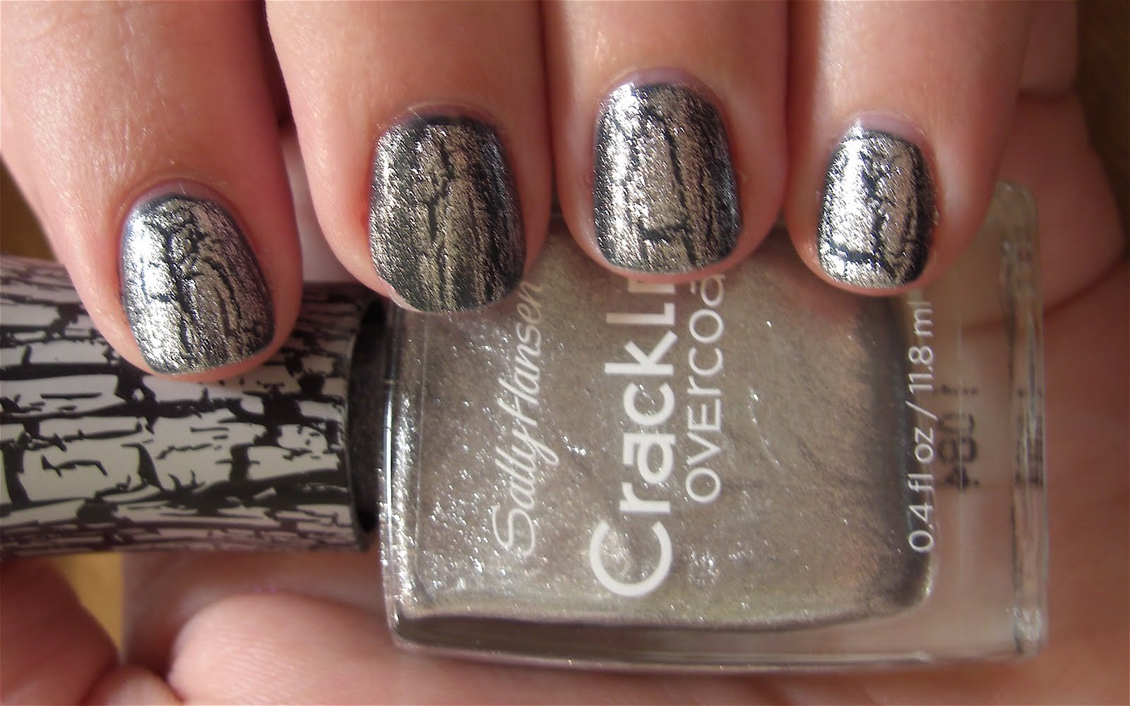 B2G1 FREE (Add 3) Sally Hansen Crackle Overcoat Nail Polish 01,03,04,08 ...