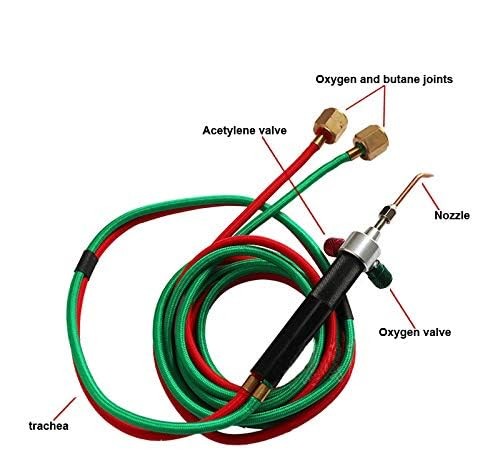 Jewelry Micro Mini Gas Little Torch with 5 Tips Welding Soldering ...