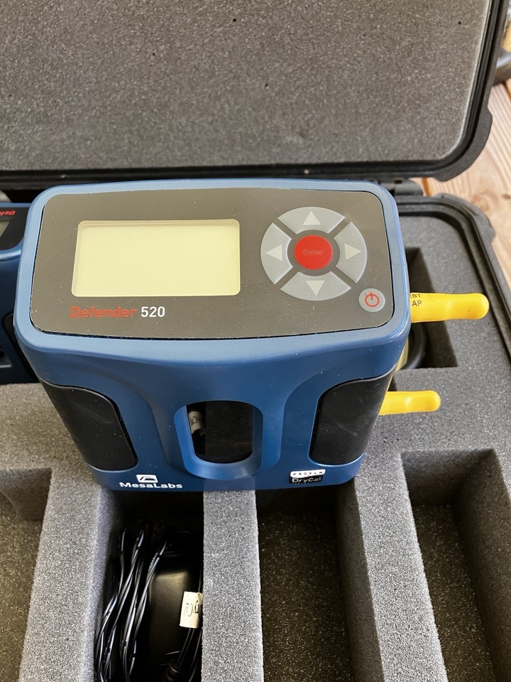 2 Mesa Labs Bios DryCal Defender 520 H&L Air Flow Meter & accessories ...