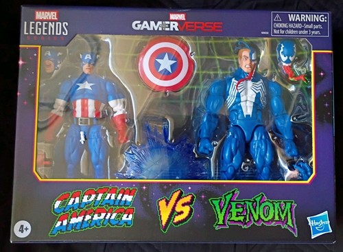Marvel Legends GAMERVERSE Captain America VS Venom 2 pack NEW | eBay