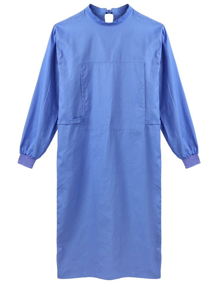 Unisex Medical Reusable Surgical Gown Operating Hospital Scrubs Uniform ...