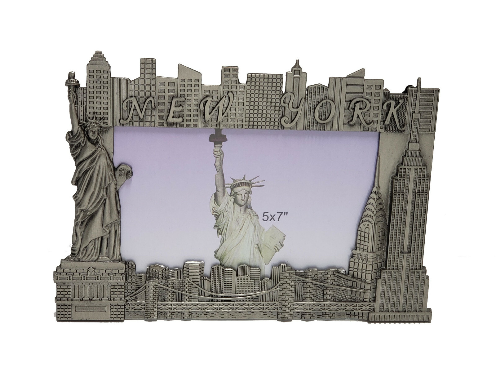 1 PC NEW NYC PICTURE FRAME 5"X7" METAL PHOTO FRAME NEW YORK CITY MK808A ...