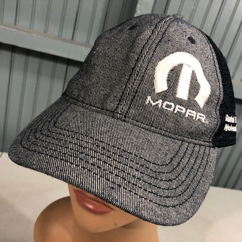 Gandrud Motor Co Gray Mopar Mesh Adjustable Baseball Cap Hat | eBay
