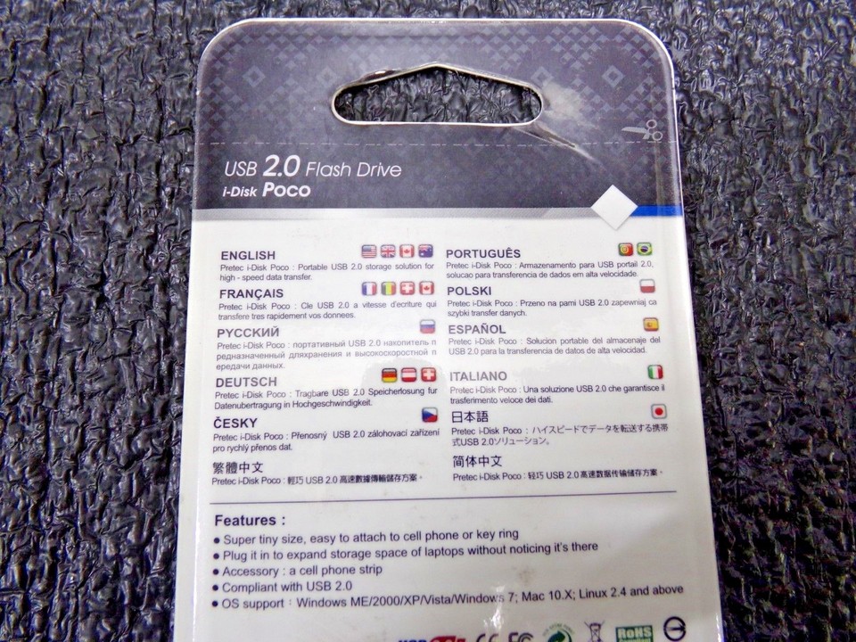 2PK Pretec 16GB Flashdrive USB 2.0, i-Disk Paco (RC) | eBay