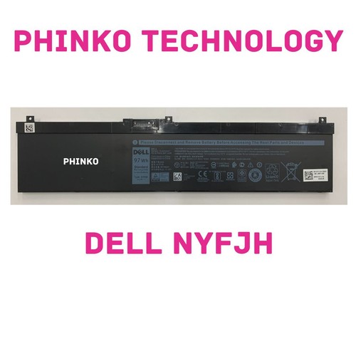 NYFJH 7M0T6 5TF10 97Wh Battery for Dell Precision 7330 7530 7540 7730 ...
