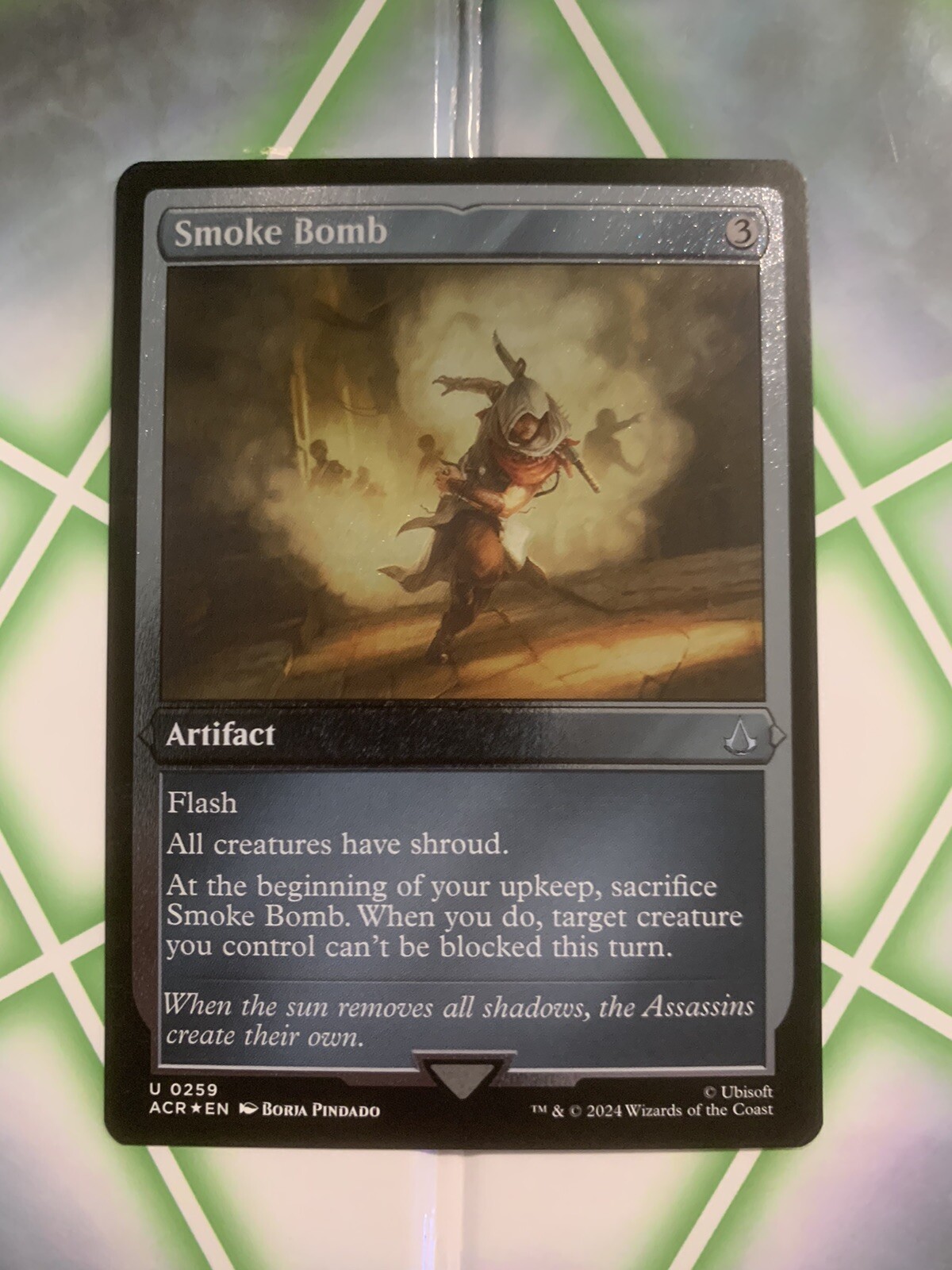MTG Smoke Bomb Uncommon 0259 ETCHED Assassins Creed NM | eBay