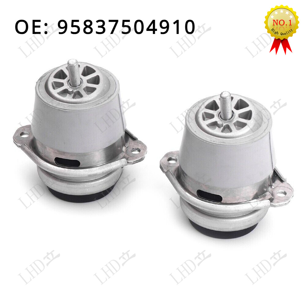 1 Pair Engine Mount L/R For VW Touareg 7P Porsche Cayenne 3.0 TFSI CJE ...