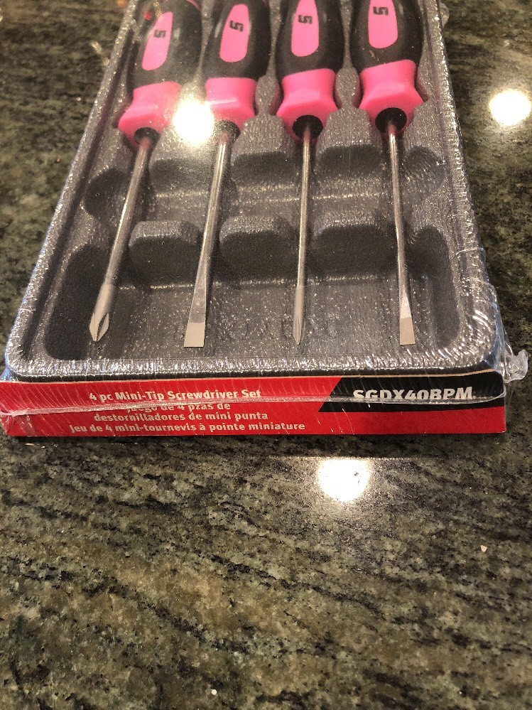 Snap On sgdx40bpm mini screwdriver set pink sealed | eBay