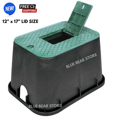 Heavy Duty Water Meter Box Sprinkler Valve/Shutoff Box Viewing Reader ...