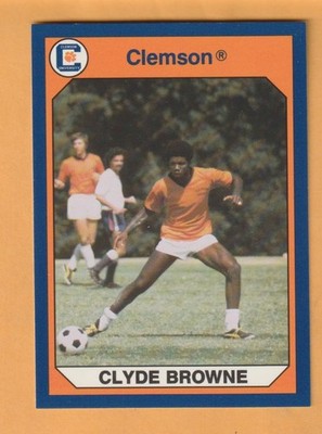 Clyde Browne Clemson Tigers 1990 Card #136 Soccer | eBay