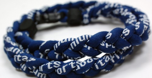 NEW LARGE! 24" Navy Blue 3 Rope Titanium Necklace Tornado Baseball | eBay