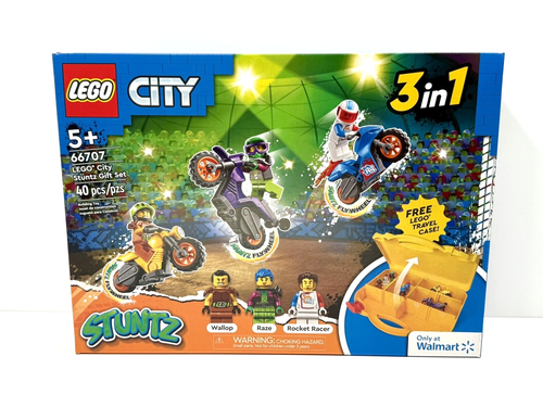LEGO City Stuntz Gift Set 3 in 1 Lot (66707) Motorcycle Exclusive ...