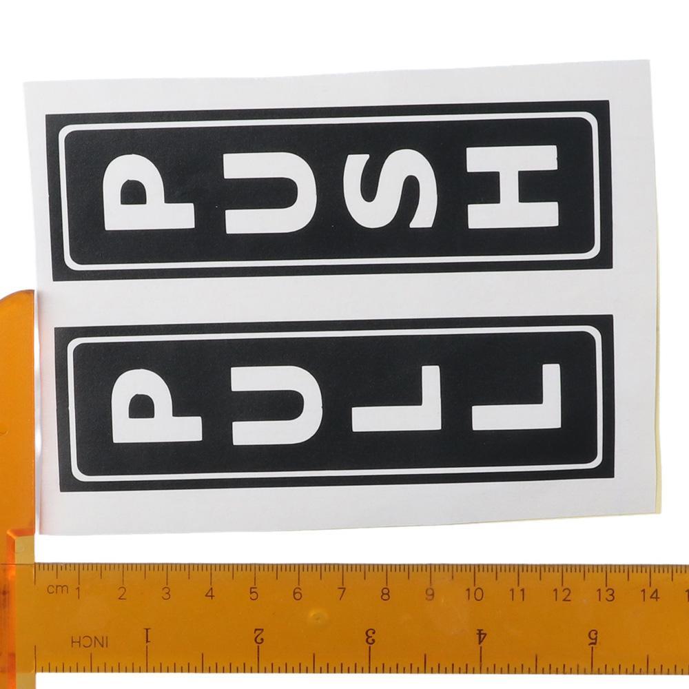 Black Door Sign Back Adhesive Push Pull Stickers 4PCS Stores | eBay