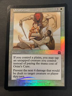 Orim's Cure FOIL Mercadian Masques NM White Common MAGIC MTG CARD | eBay