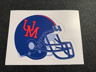 Ole Miss Rebels UM Helmet 3.8" x 3" Decal Sticker NCAA Landsharks The ...