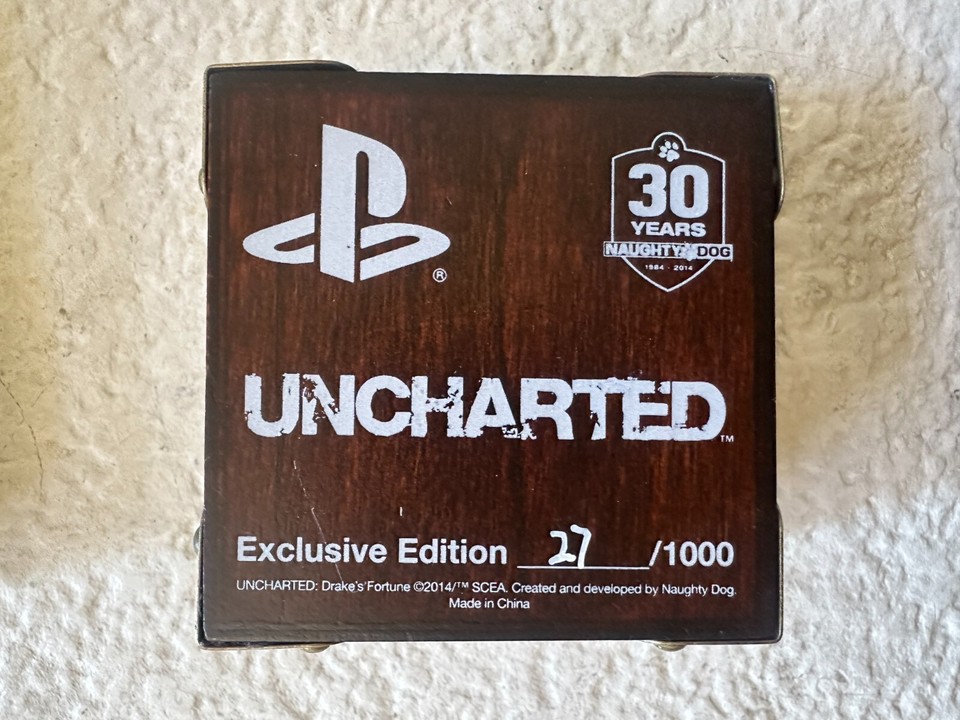 RARE Uncharted Limited Edition Nathan Drakes Ring Necklace w/ Original ...