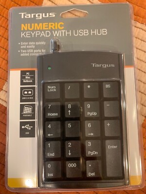 Targus Numeric Keypad With USB Hub | eBay