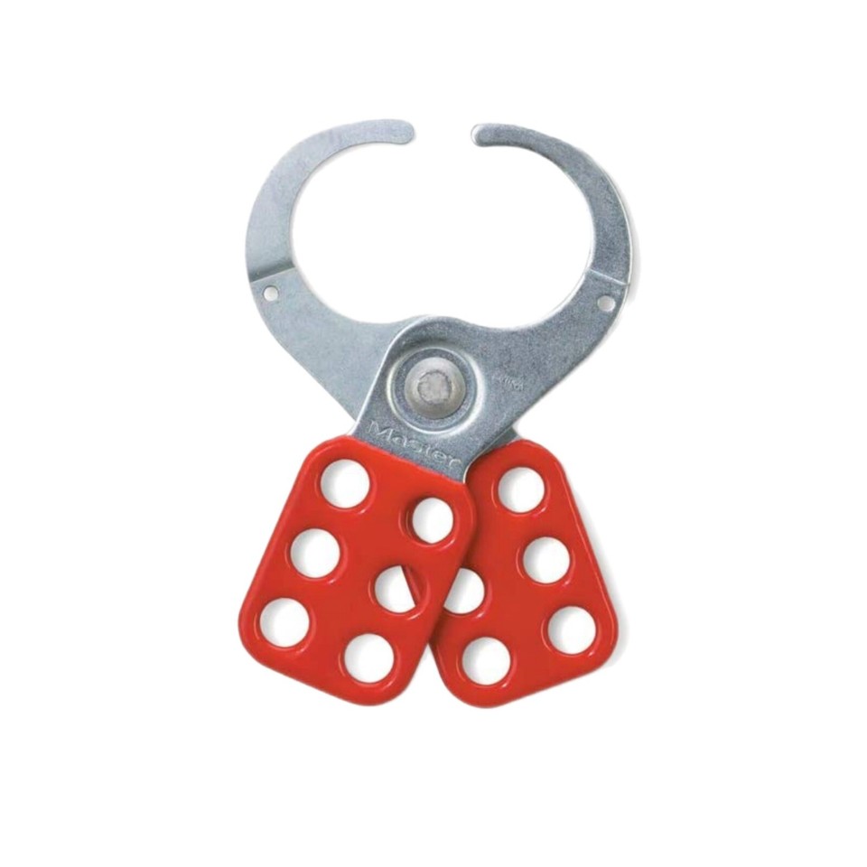 Snap-On, Lockout Hasp, Vinyl Coated, 6 Lock Safety Hasp (Red) | eBay