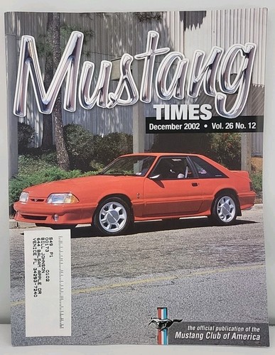 Mustang Times Magazine December 2002 Vol. 26 No. 12 | eBay
