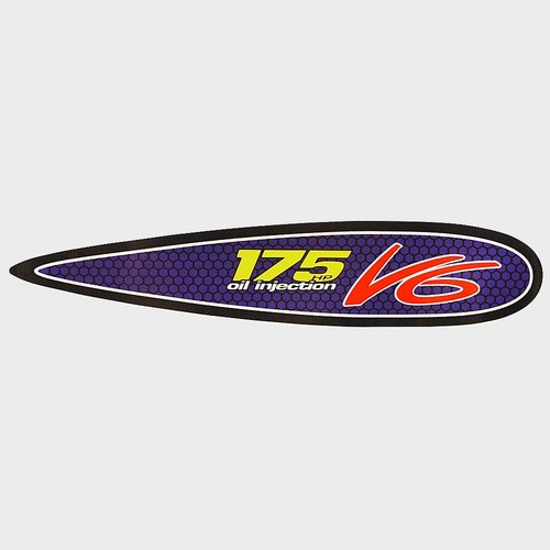 Boat Oil Injection Decal | 175 HP Purple Sticker | eBay