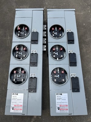 Eaton 3MM312R12 3ph Meter Stack 1200a Amp 120/208v-ac Used Working | eBay