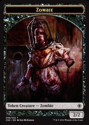 Zombie Token~006/012~LP~(CN2) - Conspiracy Take the Crown~MTG | eBay
