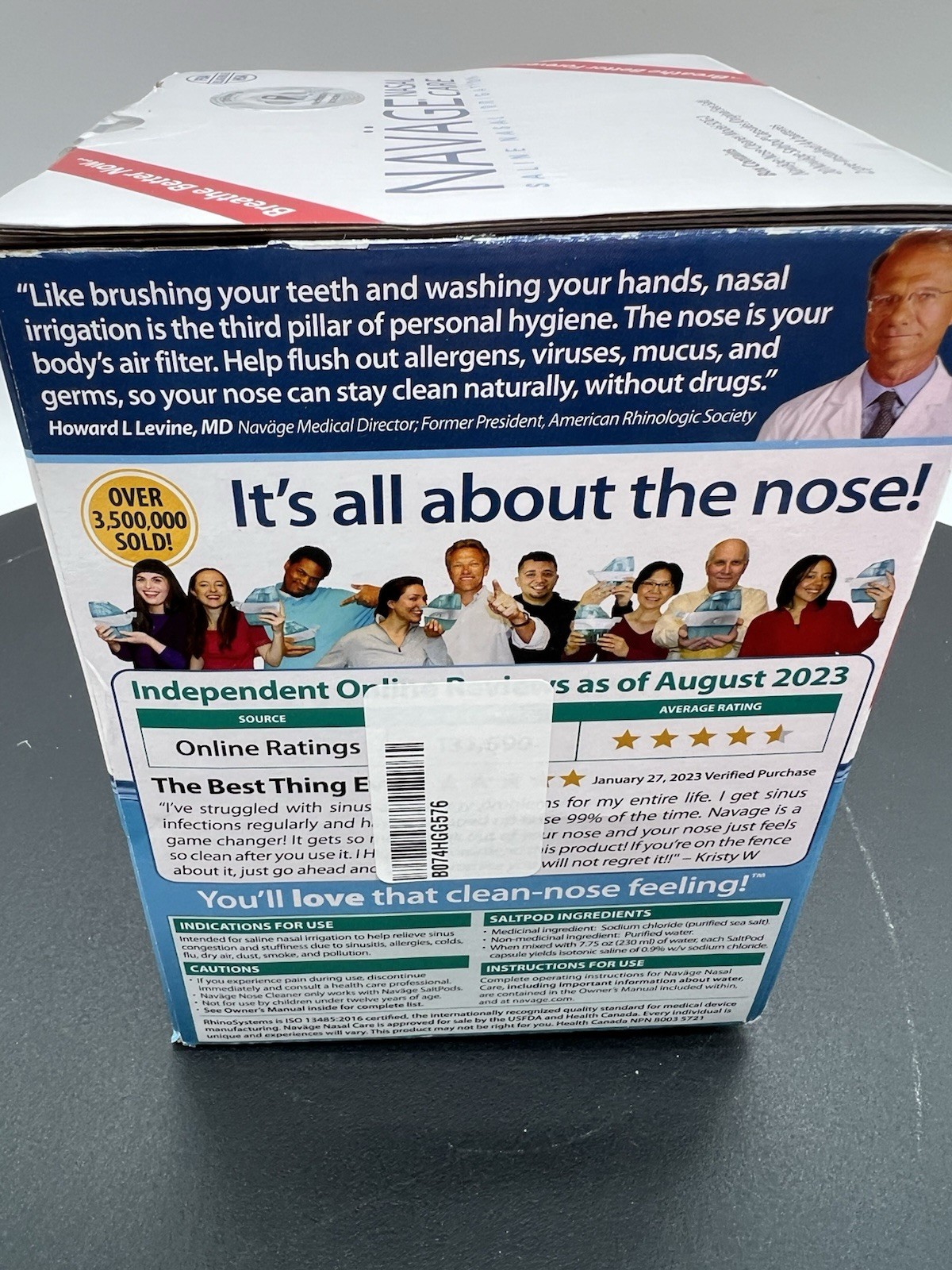 NAVAGE Nasal Irrigation Starter Kit w/30 Capsules (SDG-2) ** for sale ...