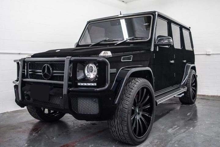 G63 Brush Guard Black Grille Bumper Bar Kit Front Tube G-Wagon G500 ...