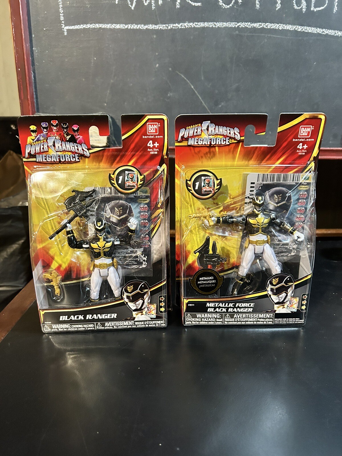 Power Rangers Megaforce Metallic Force Black Ranger
