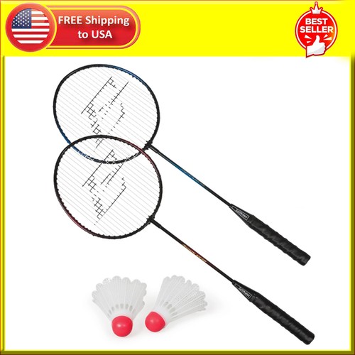 EastPoint Sports 2 Player Badminton Racket Set; 2 Rackets with Steel ...