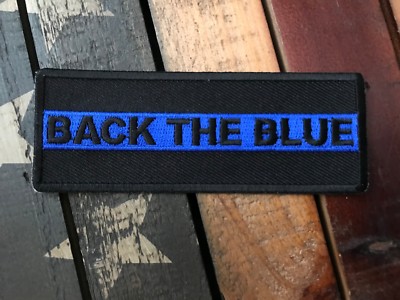 Thin Blue Line Back The Blue Patch | eBay