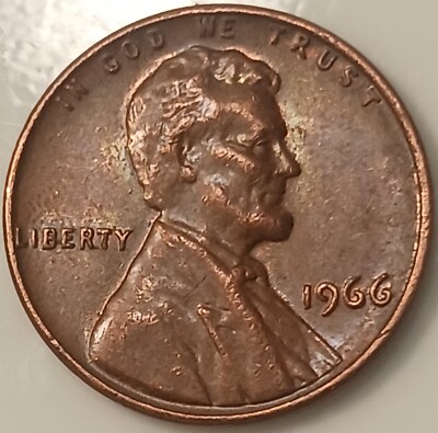 1966 penny no mint mark ”L” error On Rim | eBay