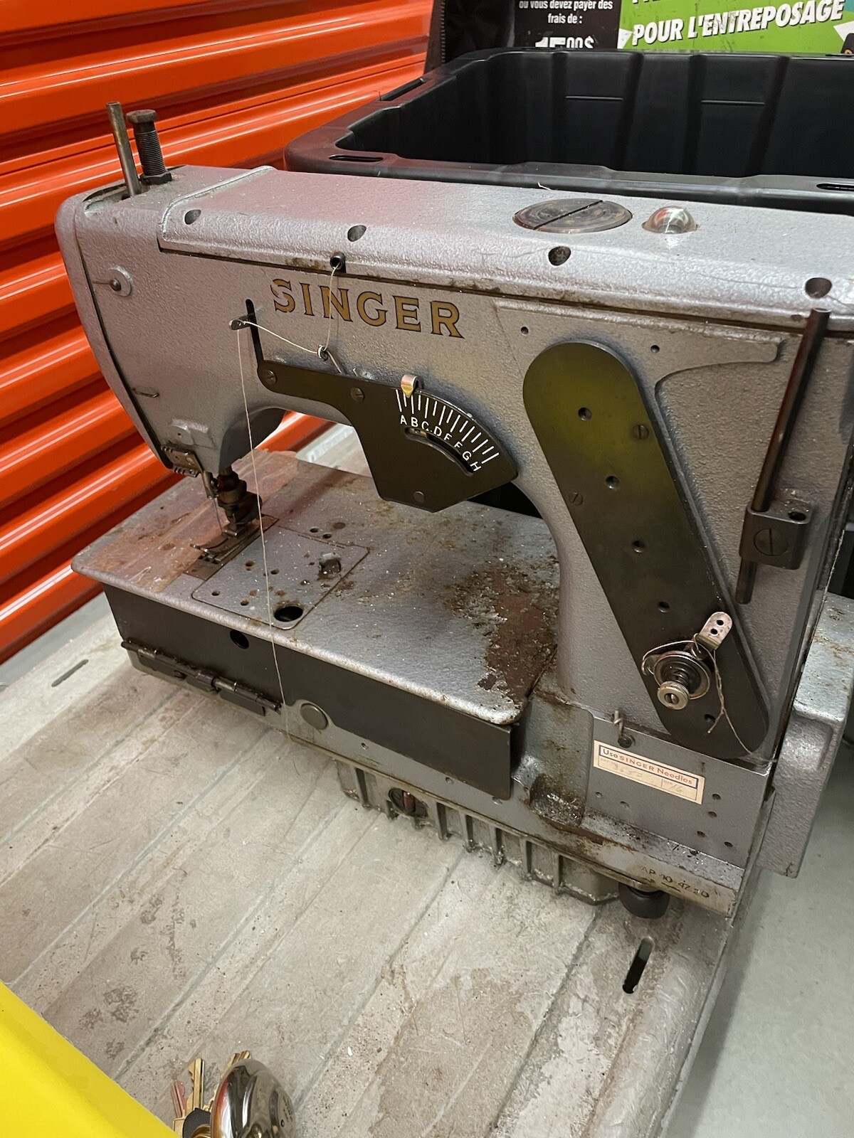 Singer 552b301 Industrial Chain Stitch Sewing Machine | eBay
