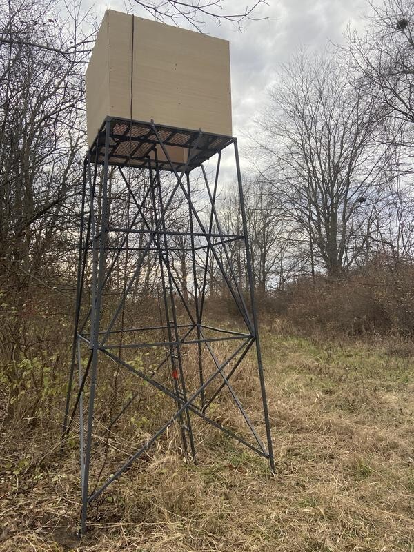 Premium 10' Elevated Hunting Platform, Durable Steel, 500lb Cap, DIY ...