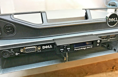 Dell PowerEdge R415 Dual Opteron 4334 16GB Ram 1U Server No Drives/No ...