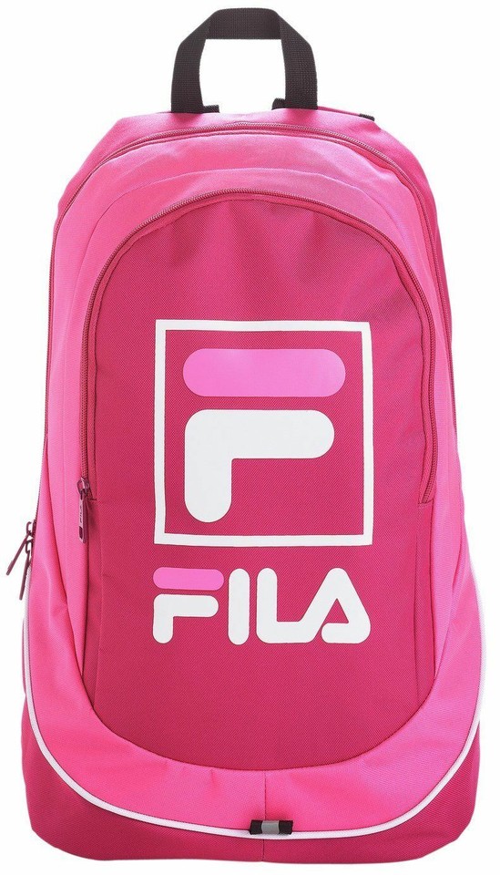FILA COMPACT PINK BACKPACK - WOMENS GIRLS RUCKSACK SCHOOL DAY BAG | eBay UK