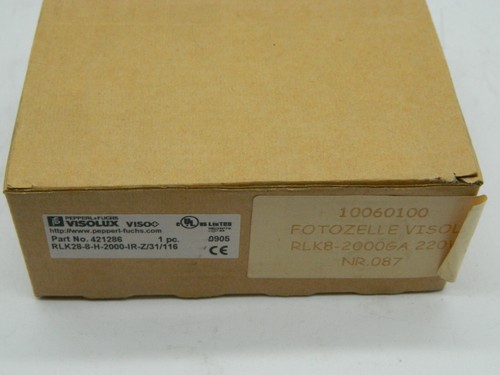 1xPepperl & Fuchs Visolux 421286 - RLK28-8-H-2000-IR-Z/31/116 | eBay UK