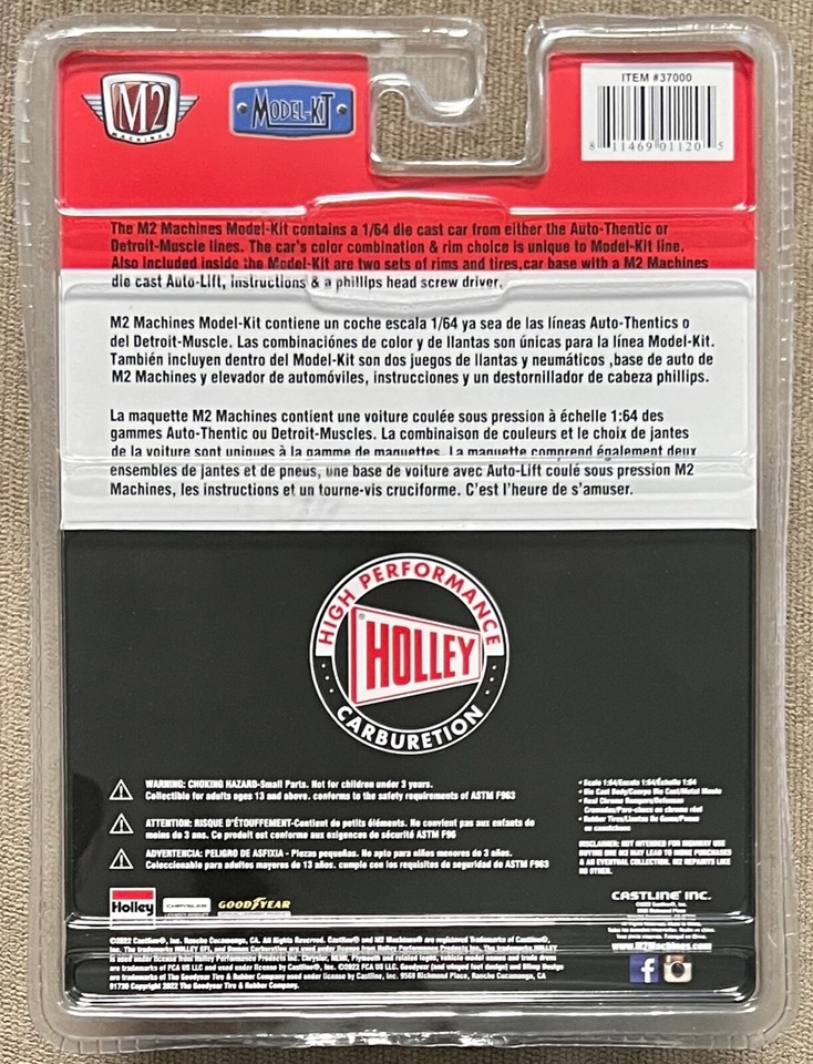 M2 Machines 2022 1941 Willys Coupe Gasser Model Kit #R45 1:64 Scale ...