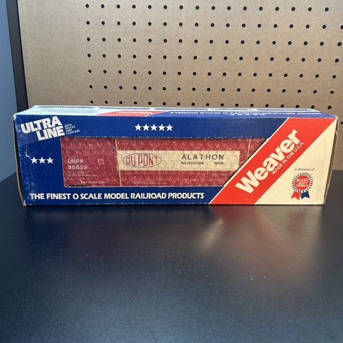WEAVER HI-RAIL DUPONT ALATHON CENTERFLOW COVERED HOPPER O SCALE FREIGHT ...