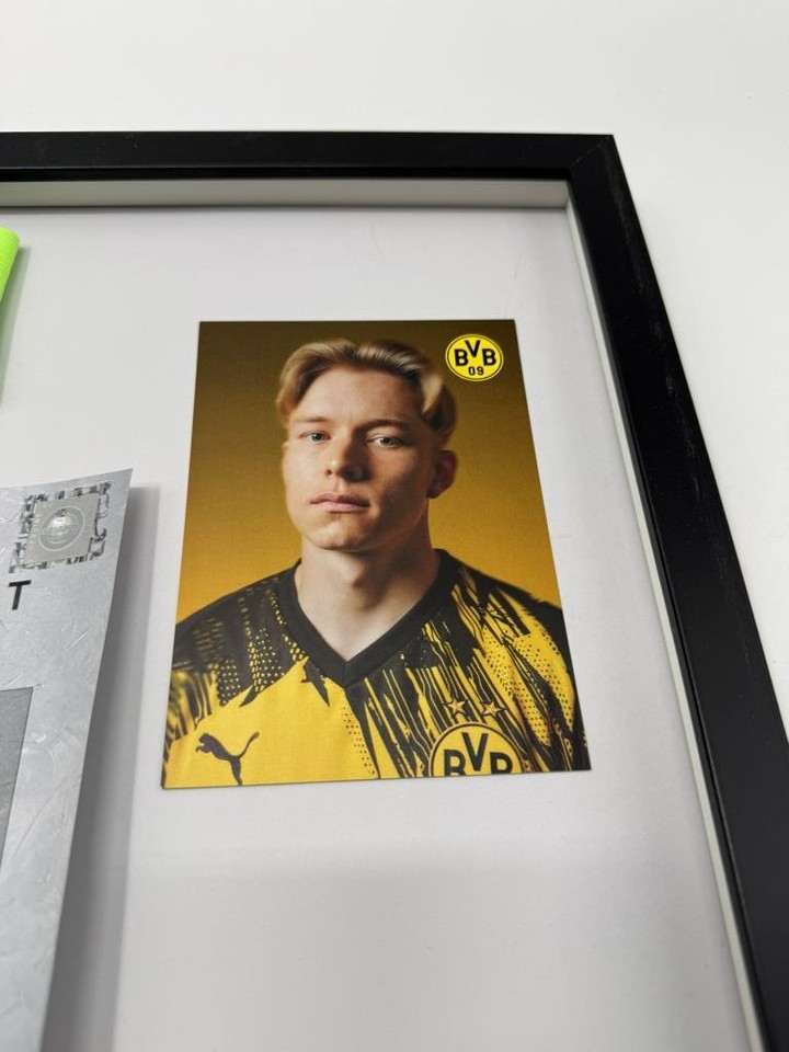 Captain's Armband Daniel Svensson Signed In Frame Borussia Dortmund COA ...