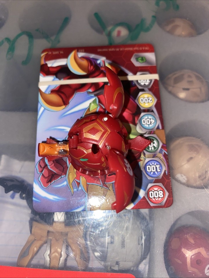 Bakugan Battle Brawlers B1 Pyrus Tuskor 330g Rare | eBay