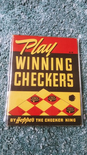 Play Winning Checkers by Millard Hopper The Checker King 1930s 1940s ...