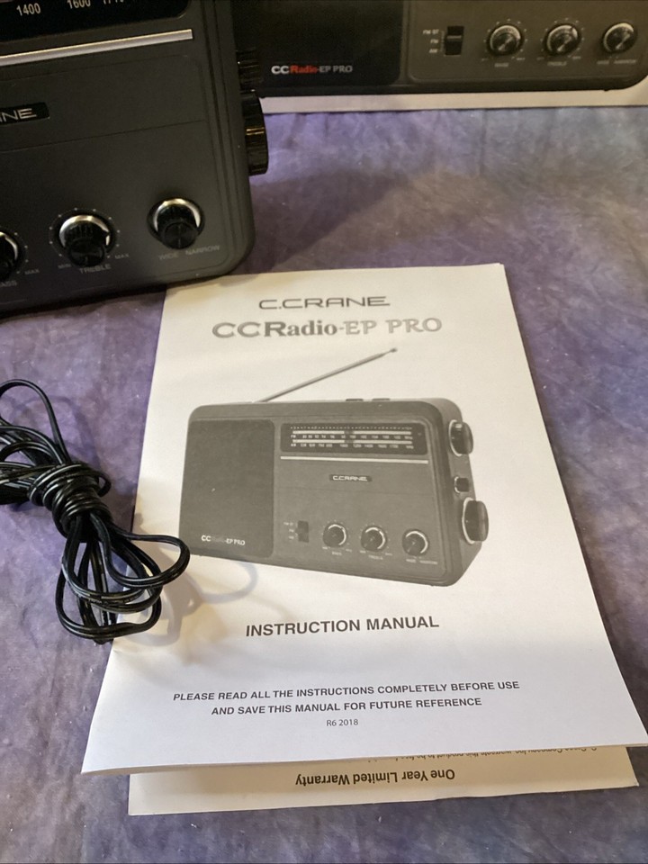 NIB C. Crane Radio - EP PRO AM FM Portable Radio | eBay