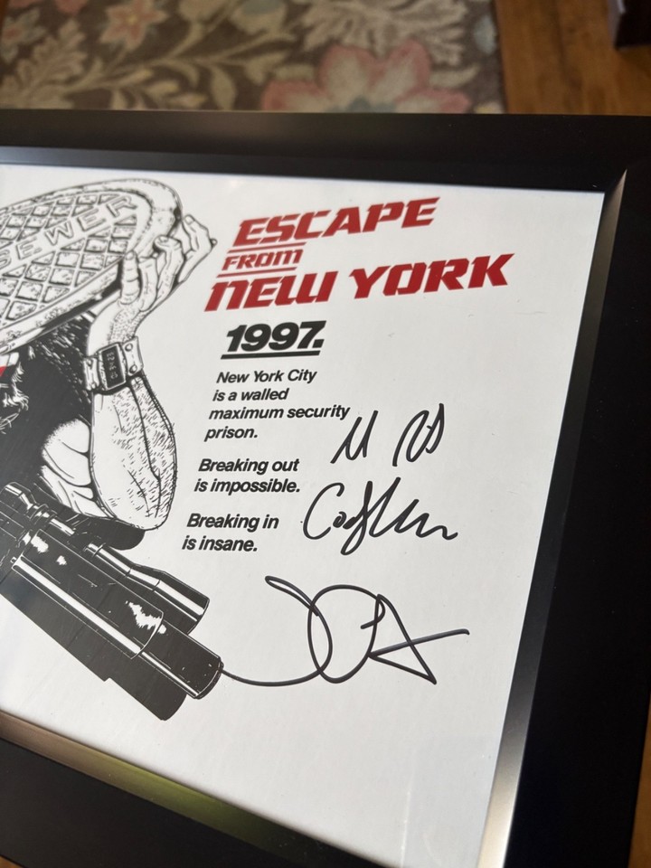 John Carpenter Signed VIP Concert Tour Poster Rare Horror Movies ...