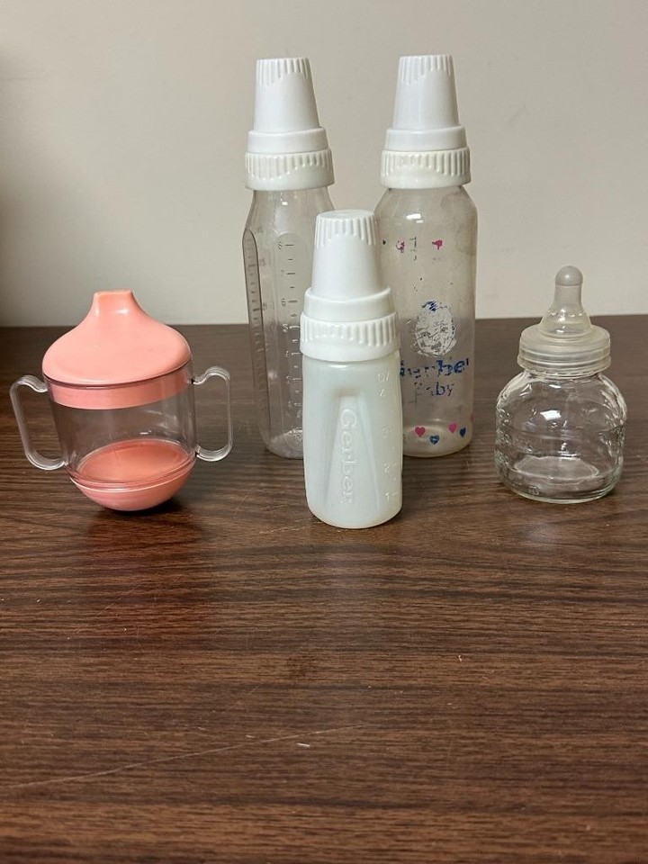 11 Vintage Evenflo Drop In Style Baby Bottles & Extras | eBay